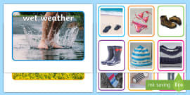 Weather and Clothes Sorting Activity (teacher made)