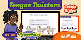 Easy & Hard Tongue Twisters For Kids — Twinkl - Twinkl