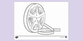 FREE! - Reel of Copper Wire Colouring | Colouring Sheets