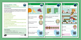 👉 Y2 Diving Into Mastery: Step 8 Make a Pound Activity Cards