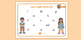 Level 2 Sight Word Bingo (teacher made) - Twinkl
