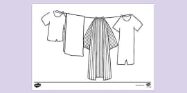 FREE! - Hills Hoist Clothes Line Colouring | Colouring Sheets