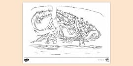 FREE! - Stigs Den Colouring Sheet | Colouring Sheets