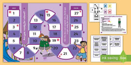 Design A Board Game Template | Make A Back To School Game