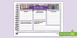 VE Day Writing Frames (teacher made) - Twinkl