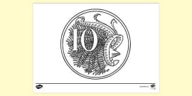 Coin Colouring Worksheet (teacher made) - Twinkl