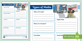 Types of Media Display Posters (teacher made) - Twinkl