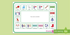 Twinkl Symbols: Snack Time AAC Mat (Teacher-Made) - Twinkl