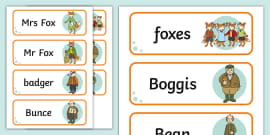 FREE! - Display Banner to Support Teaching on Fantastic Mr Fox
