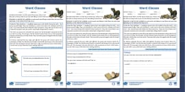 Word Classes KS2 SPaG Sorting Activity Pack