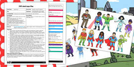 👉 Flying Straw Superhero Craft Activity - Twinkl