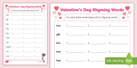 Valentine Acrostic Poem - Valentine's Day Poem - Twinkl