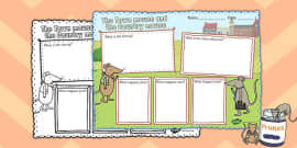 The Town Mouse and the Country Mouse Modelling Dough Mats