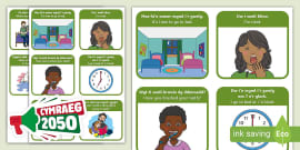 Learn Welsh: Cardiau Fflach y Tywydd / The Weather Flashcards