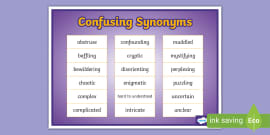 Context Synonyms Word Mat (teacher made) - Twinkl