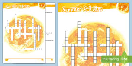 Summer Solstice (Collaborative Colouring Pages) - Twinkl