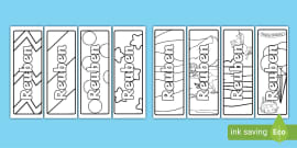 FREE! - Elsie Name Simple Colouring Bookmarks (teacher made)