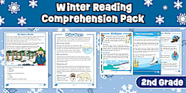 2nd Grade Winter Across America Reading Comprehension