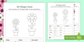 Rhombus Shape Worksheet (teacher made)