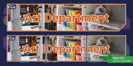 English Department Display Banner (teacher made) - Twinkl