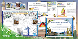 Mapping the Seven Wonders of the Ancient World Worksheet