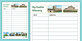 Fairyland Castle Writing Frames