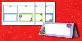 Editable Christmas Gift Labels Template | Gift Tag Templates