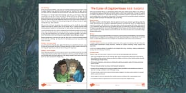 The Curse of Cogston House Glossary (teacher made)