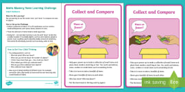 👉 EYFS Maths Mastery Comparing Quantities to 5 Home Learning Challenge ...