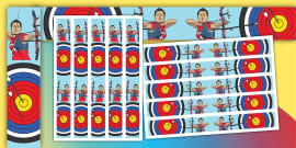 FREE! - Simple Archery Page Border | Page Borders | Twinkl