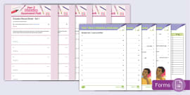 Year One Dictation Sentences Assessment Pack (teacher made)