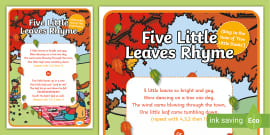 The Leaves on the Trees Rhyme (leraar gemaakt) - Twinkl