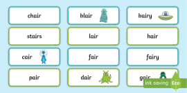 KS1 Alien Word Cards (teacher made) - Twinkl