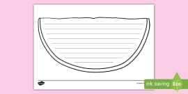 Banana Writing Template (teacher made) - Twinkl