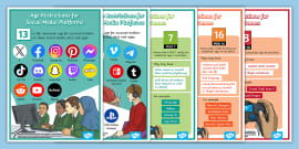 Stay Safe Online Display Poster - Teaching Resources