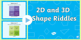 2D Shapes PowerPoint Quiz - Geometry KS1 Maths