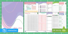 Teacher Planner Academic Year 2021-2022 (teacher made)
