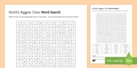 KS2 Pakistan Word Search (teacher made)