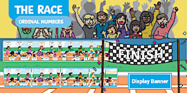 Ordinal Numbers 1-10 Posters