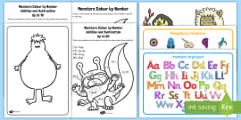 👉 Monster Sorting Resource Pack (teacher made) - Twinkl