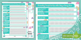 Journalling Prompts to Cope with Bullying (teacher made)