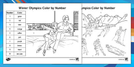 Winter Olympics Coloring Sheets Resource For Kids | Twinkl