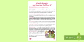 Empathy Discussion PowerPoint - Teaching Empathy Resources