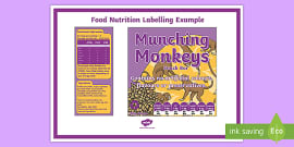Reading Nutrition Labels Activity | Nutrition | Twinkl