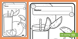 FREE! - Decagon Shape Themed Colouring Book Cover - Twinkl