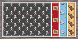 Pirate Colouring Placemats | Twinkl Party (Teacher-Made)