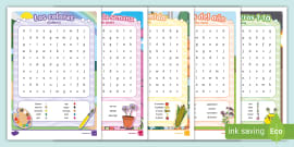 👉 Spanish: KS1 Days of the Week Word Search - Twinkl