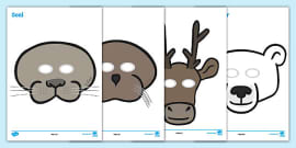 Penguin Role Play Mask (teacher made) - Twinkl