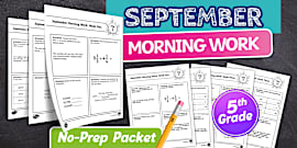 Fifth Grade February Morning Work Bundle (Teacher-Made)