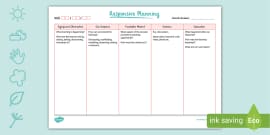 Month At A Glance Planner Template ELC - Twinkl